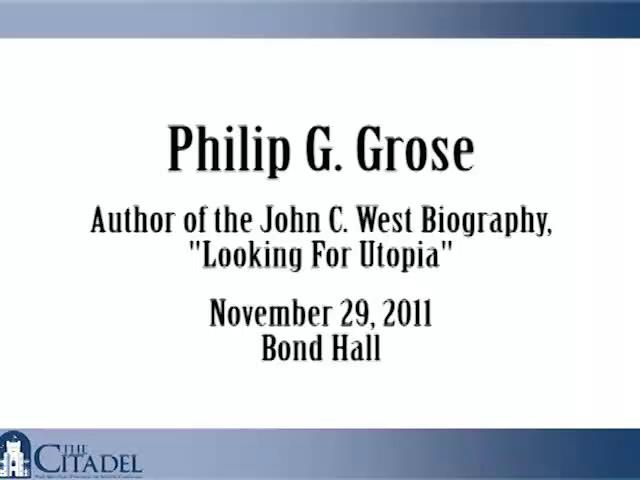 Philip Grose - "Looking for Utopia" - Lecture & Book Signing - November ...