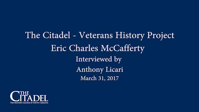 Mini Player Eric Charles McCafferty - Interviewed by Anthony Licari